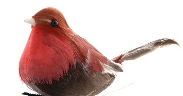 Artificial Birds | Small Robin on Wire 12 Pack