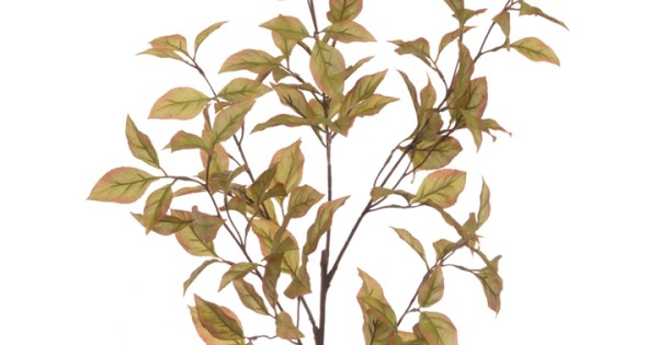Eco Artificial Capsicum Leaf Spray Green Brown 89cm | Artificial Leaves