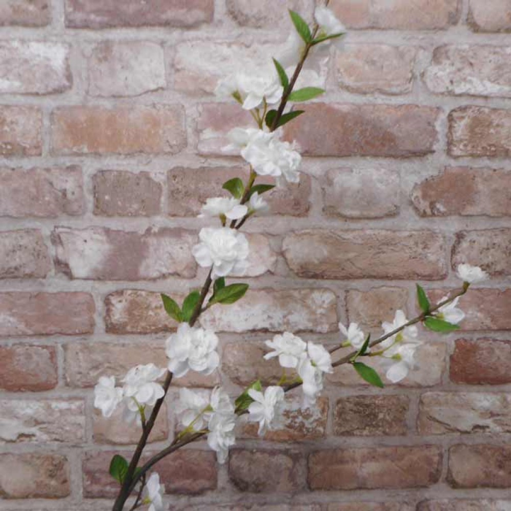 Artificial Cherry Blossom Branch White 89cm | Artificial Flowers