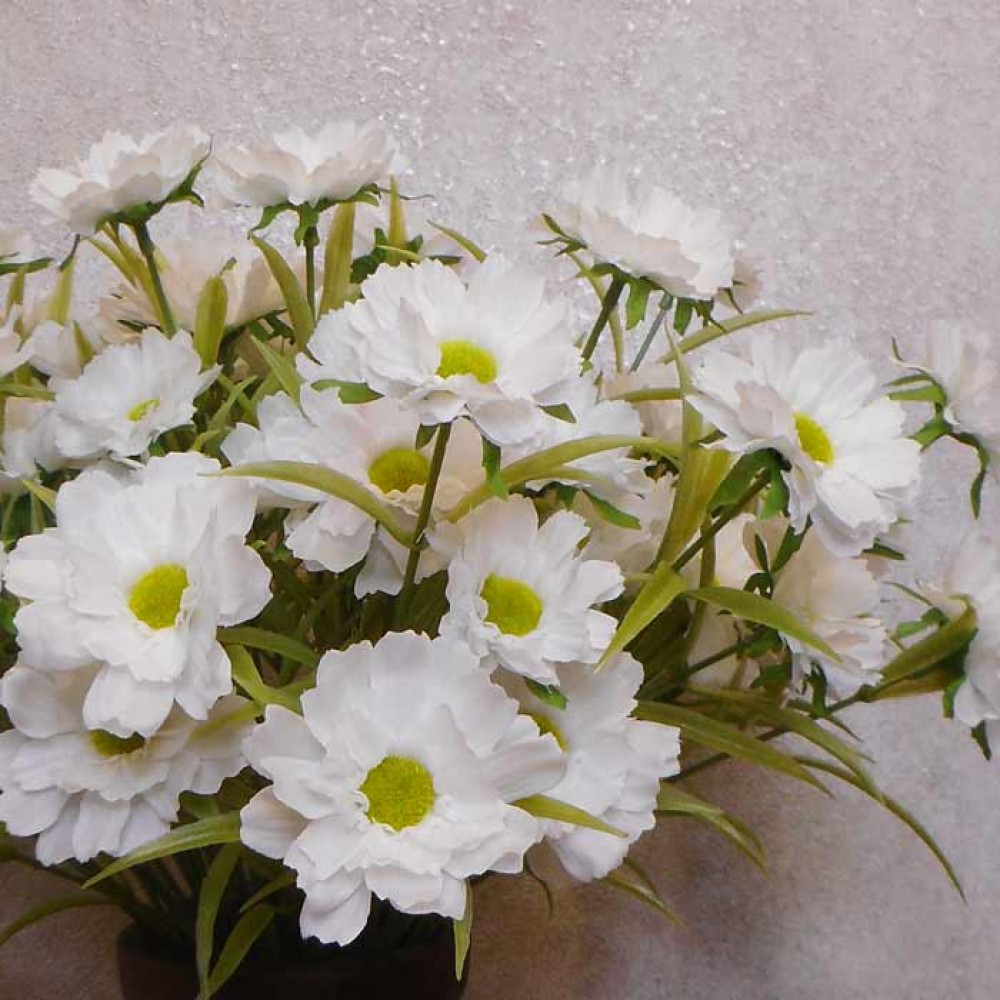 Artificial Daisy Stem White 59cm | Artificial Flowers