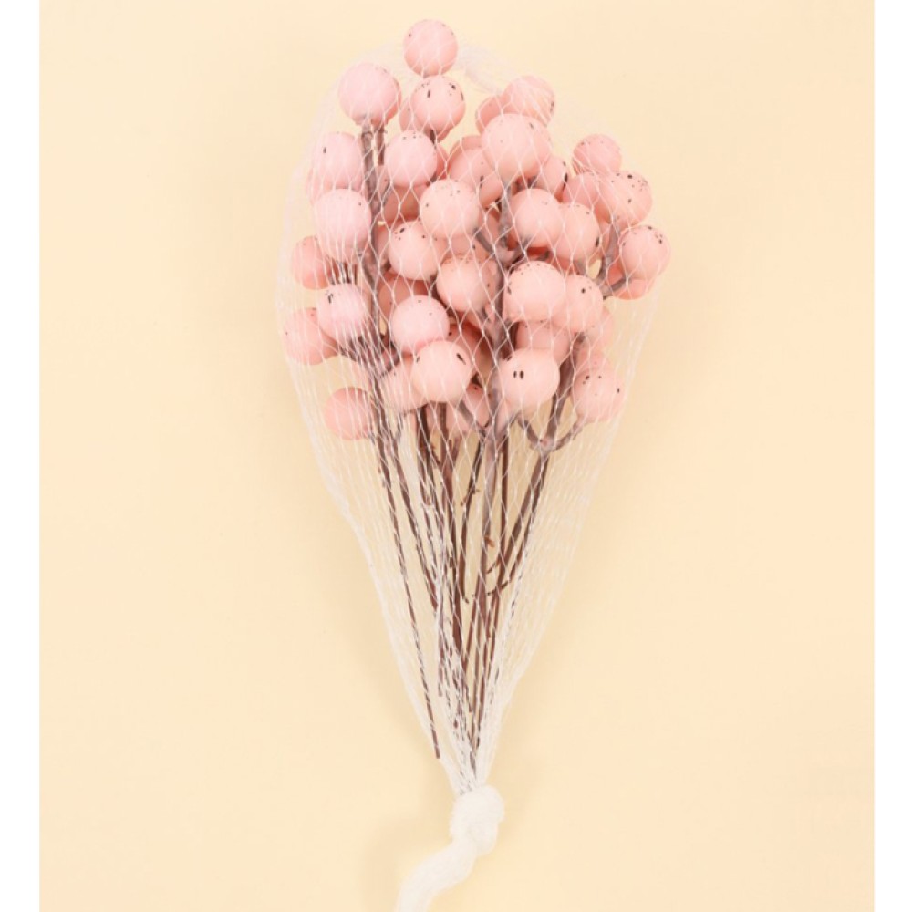 Easter Berry Picks Pink 12 Pack | Easter Decorations