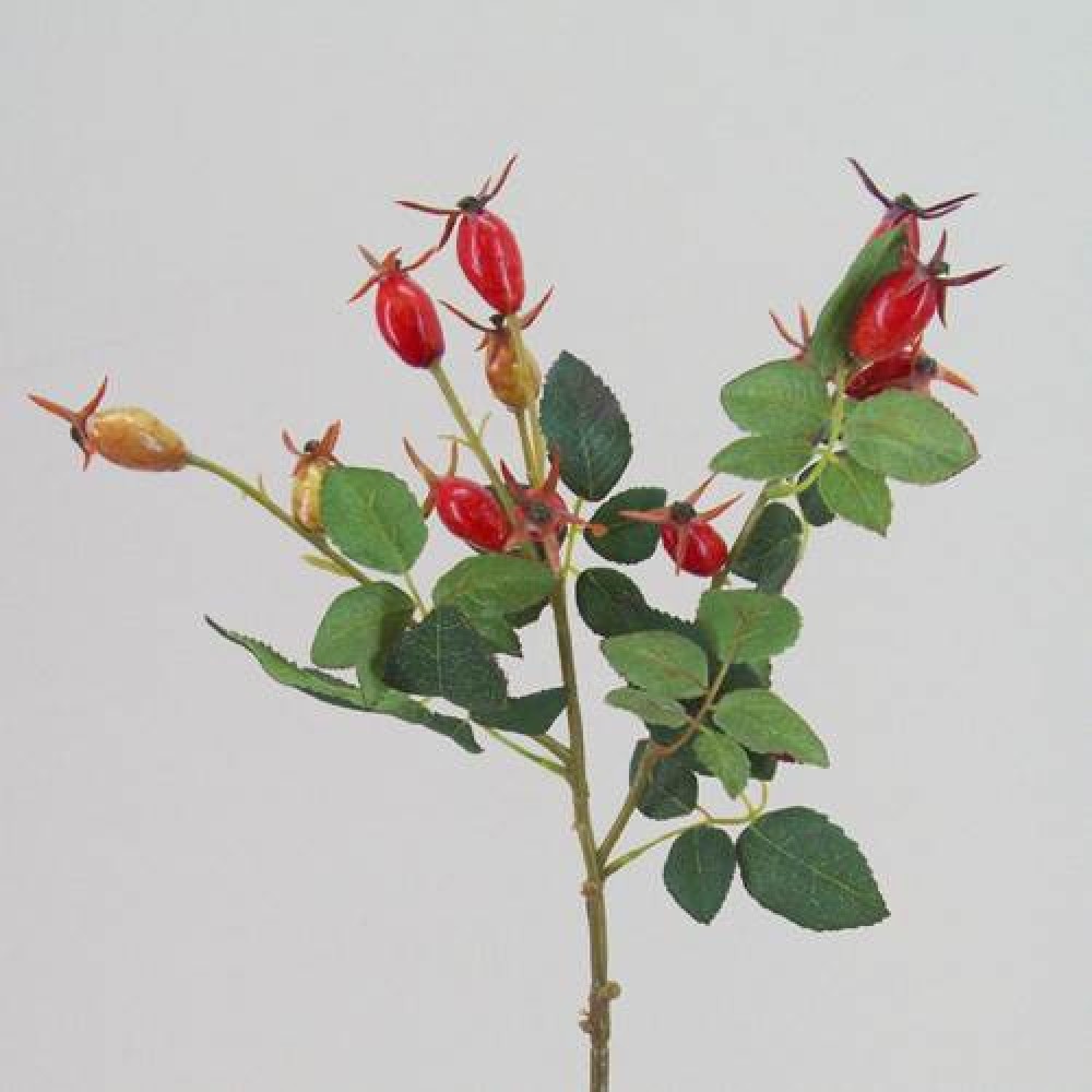 Artificial Rosehips 55cm | Artificial Berries
