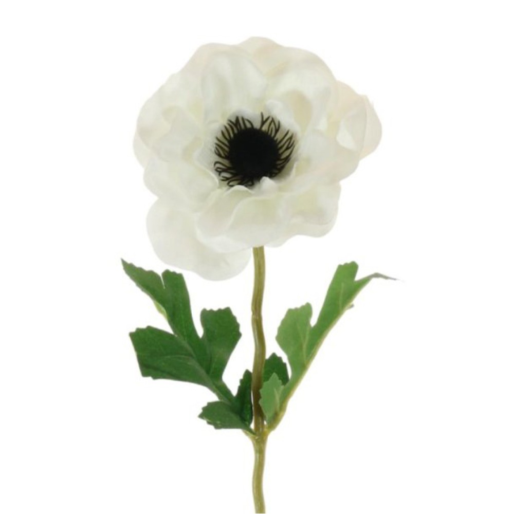 Anemones Cream 48cm | Artificial Flowers