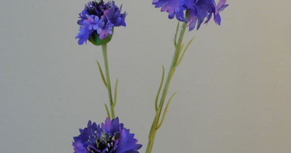 Artificial Meadow Cornflowers Blue 62cm | Artificial Flowers