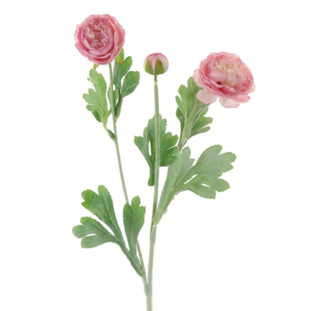 Artificial Ranunculus Flowers Pale Pink 50cm | Artificial Flowers